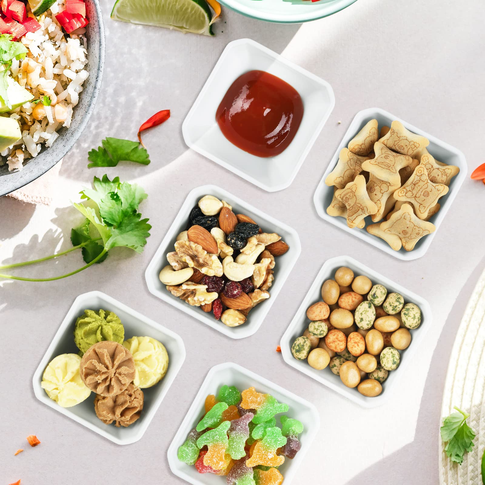 Yedio 3 Oz Dipping Bowls Yedio 3 Tier Serving Tray
