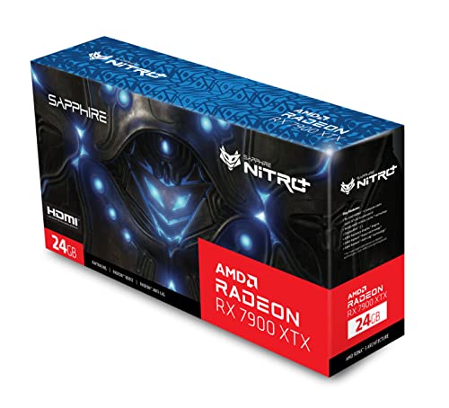 Sapphire 11322-01-40G Nitro+ AMD Radeon RX 7900 XTX Vapor-X Gaming Graphics Card with 24GB GDDR6, AMD RDNA 3