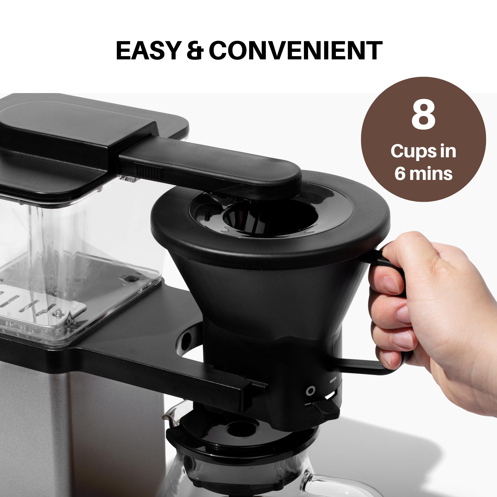 Simply Good Coffee Filter Brew Basket Lid, Brewer Replacement Parts. Coffee Maker Lid For Reusable Filter Brew Basket, Black
