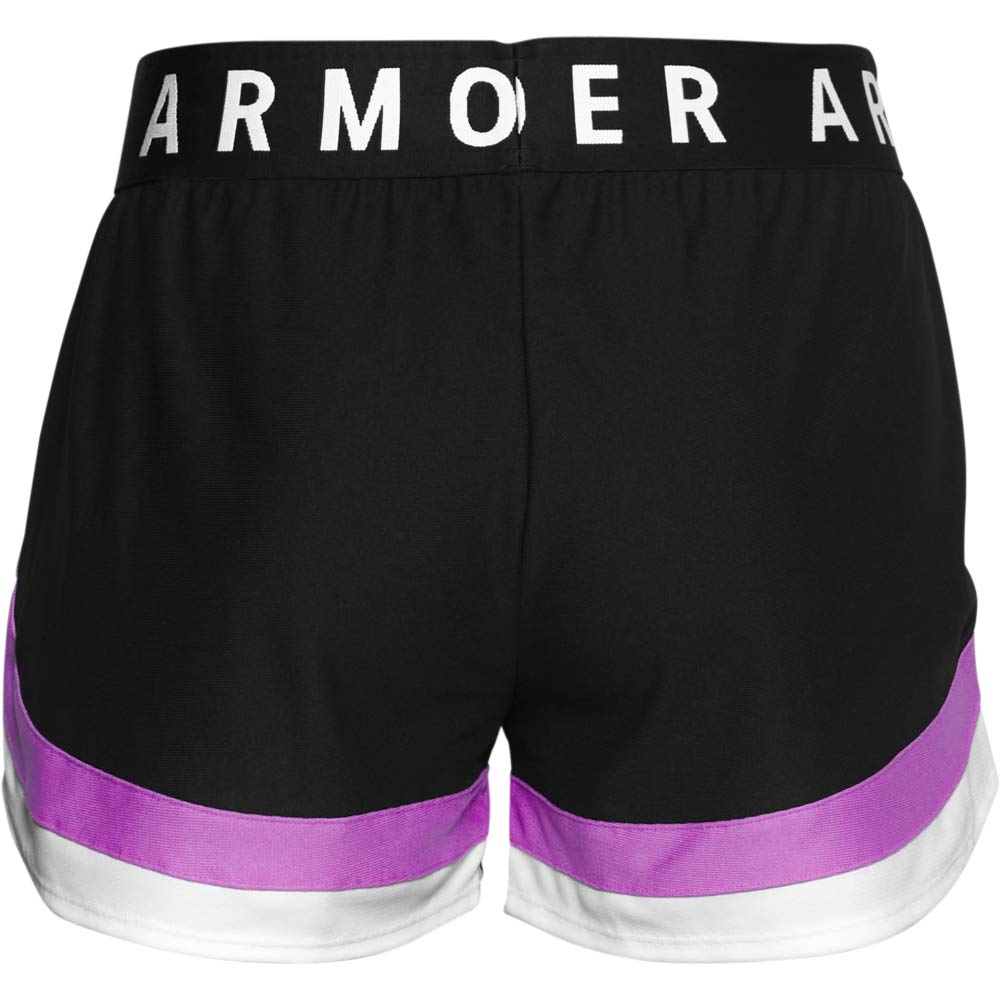Under Armour Play Up 3.0 Novelty Workout Gym Shorts, Black (004)/White, X-Small