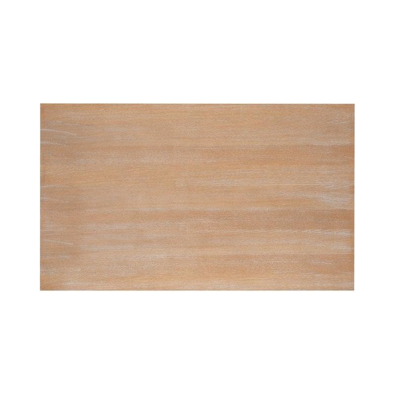 Riverbay Furniture 59" W x 35" D Transitional French Inspired Design Wood Dining Table with Spacious Table Top and Decorative Turned Legs in Light Natural Brown