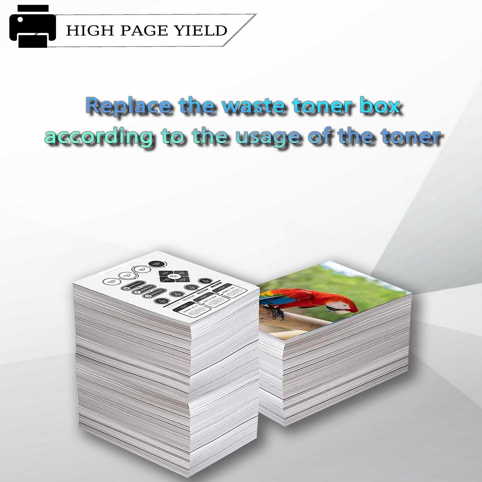 RASHIV 008R08102 (8R8102) Waste Toner Container Replacement for Xerox AltaLink B8145 B8155 B8170 C8170 Printer 2 pcs