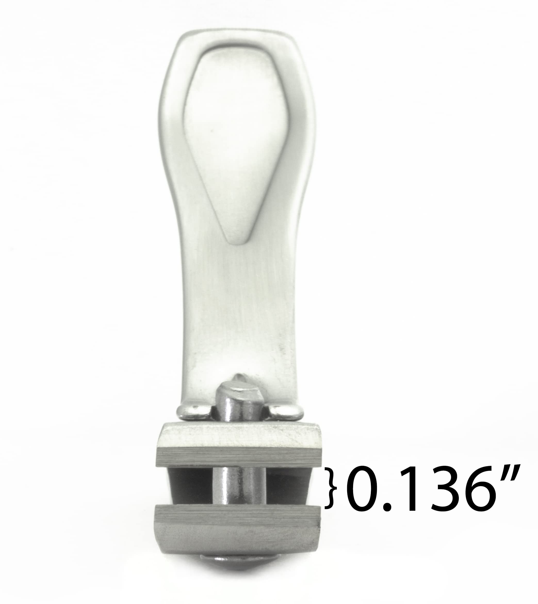 REFINE Wide Jaw Straight Cut Toenail Clipper, Stainless Steel, 2 Count