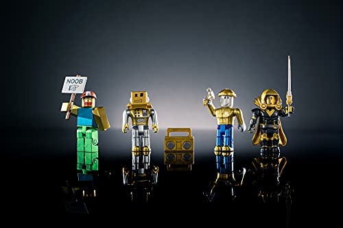 Roblox Action Collection - 15th Anniversary Roblox Icons Gold Collector's Set [Includes Exclusive Virtual Item]