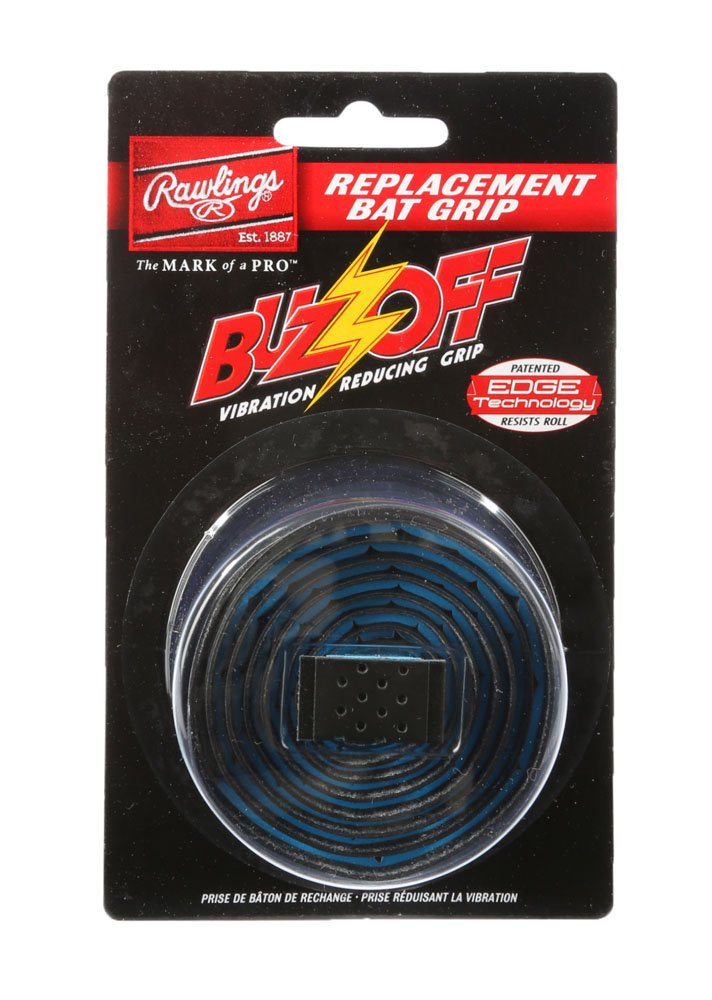 Rawlings | 2.75mm BAT GRIP | Baseball/Softball | Extra Cushion, Black