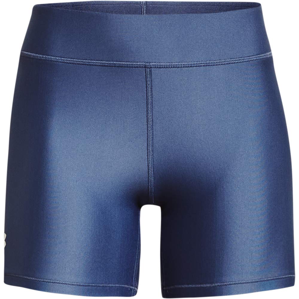 Under Armour Heatgear Armour Mid Rise Middy, Mineral Blue (470)/White, XX-Large