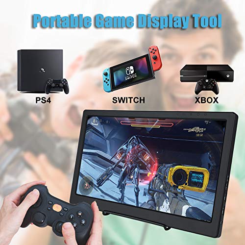 SunFounder RPi Display-Portable 2 HDMI Gaming Monitor-13.3 Inch, 1920x1080-For PS4, RPi, WiiU, Xbox 360, Windows 7/8/10