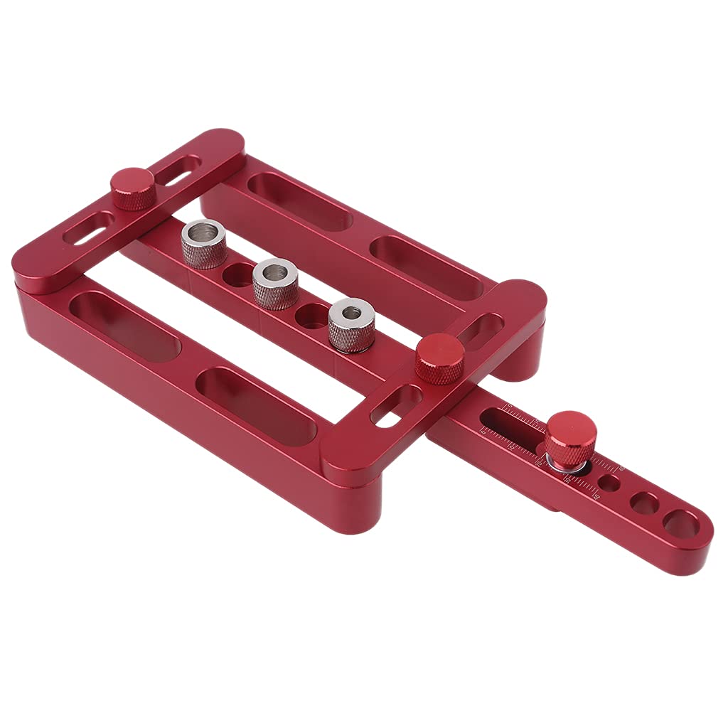 Self Centering Dowelling Jig For Metric Dowels 6/8/10mm Precise Drilling Jig Accessories Woodworking Three-in-one Tool Dowel Jig Kit Self Centering