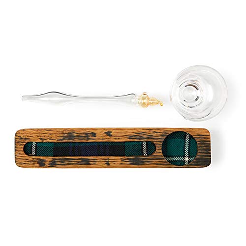 Whiskey Tasting Set with Water Dropper, Pot Still Top & Mini Whisky Glass - Set Includes Glass Whisky Water Pipette for Scotch, Whiskey, Bourbon and Rye - Whiskey Gift by Angels' Share Glass