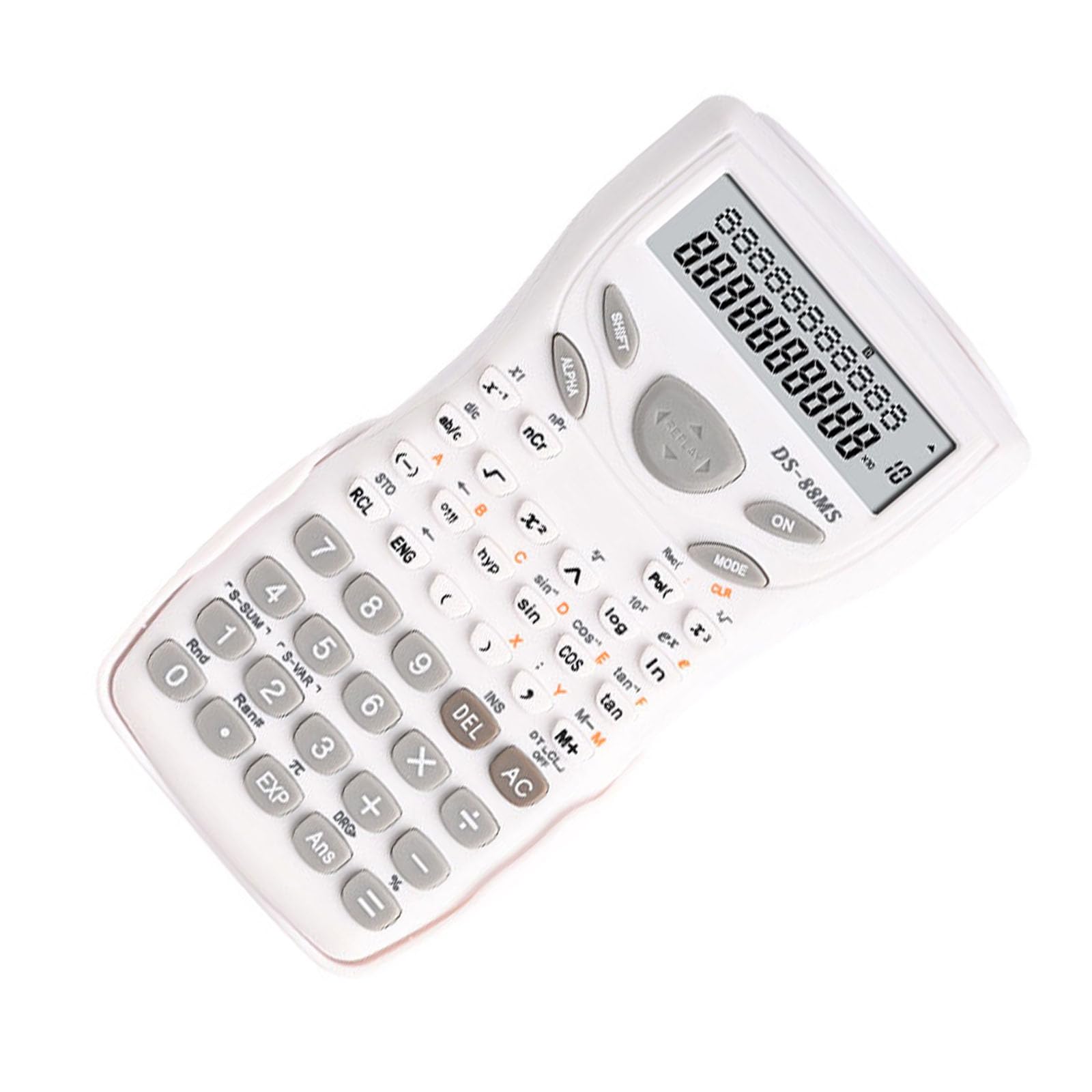Students Function Calculator Essential Scientific Digital Calculators with 240 Functions 12 Digits Widescreen Display Portable Calculator Battery Powered Calculator Hard Protective Case School