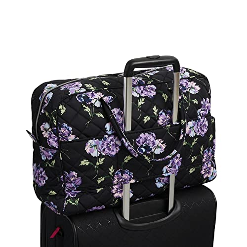 Vera Bradley Women's Performance Twill Weekender Travel Bag, Floating Plum Pansies, One Size