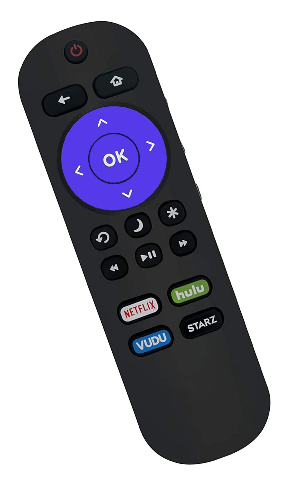 Remote Control Compatible with All Element Roku TV E4SW5017RKU E4SW5518RKU E2SW6518RKU E4SW6518RKU E4SC4018RKU E4SC5018RKU Smart 4K Ultra HDTV