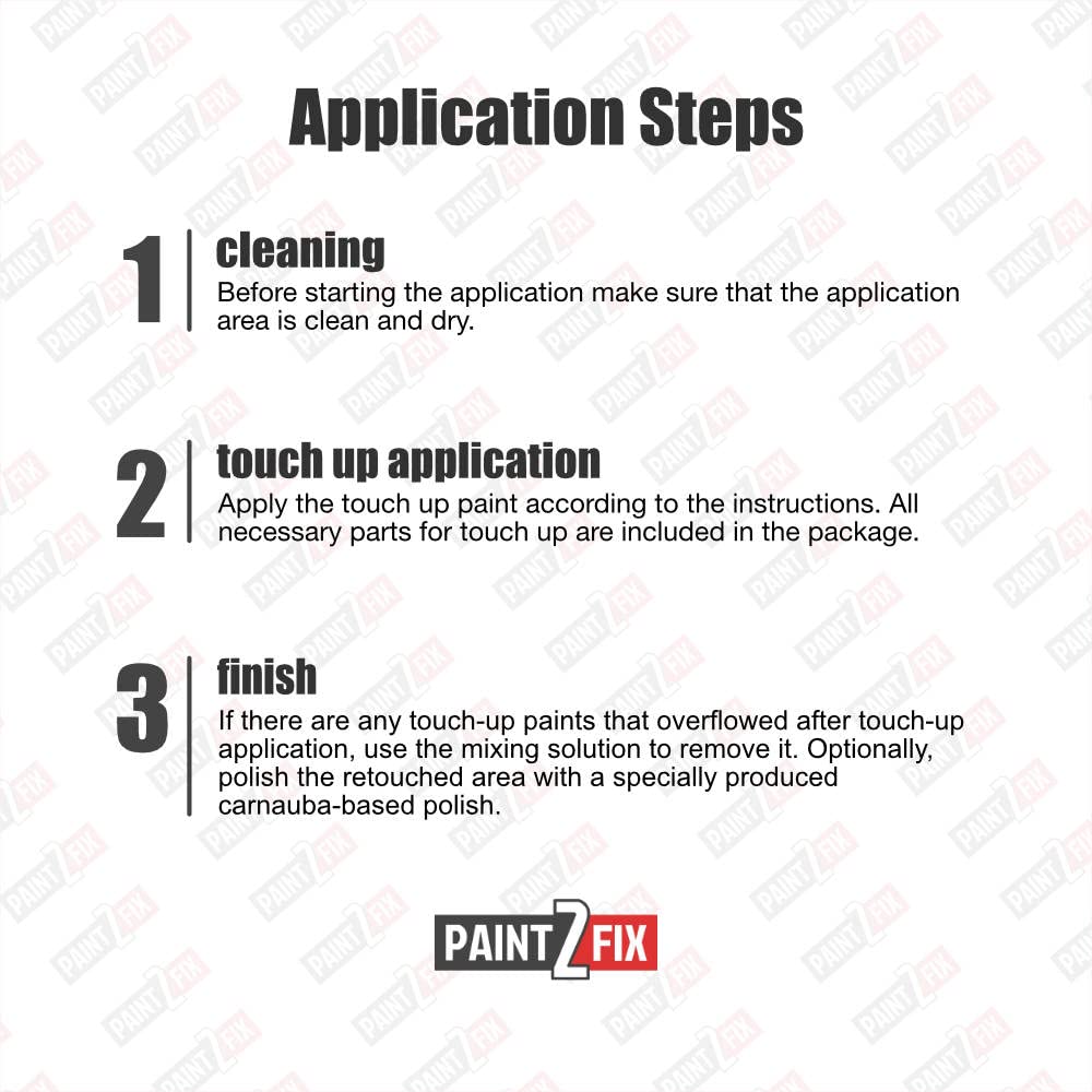 Touch Up Paint for Ford - Star White AZ | Pristine White | Scratch and Chip Repair Kit - 25ml Small Size