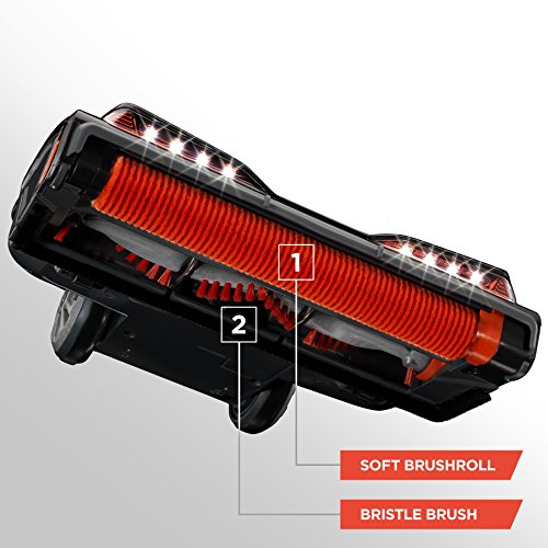 Shark HV382 Rocket DuoClean Ultra-Light Corded (Non-Cordless) Bagless Carpet and Hard Floor with Hand Vacuum, Charcoal