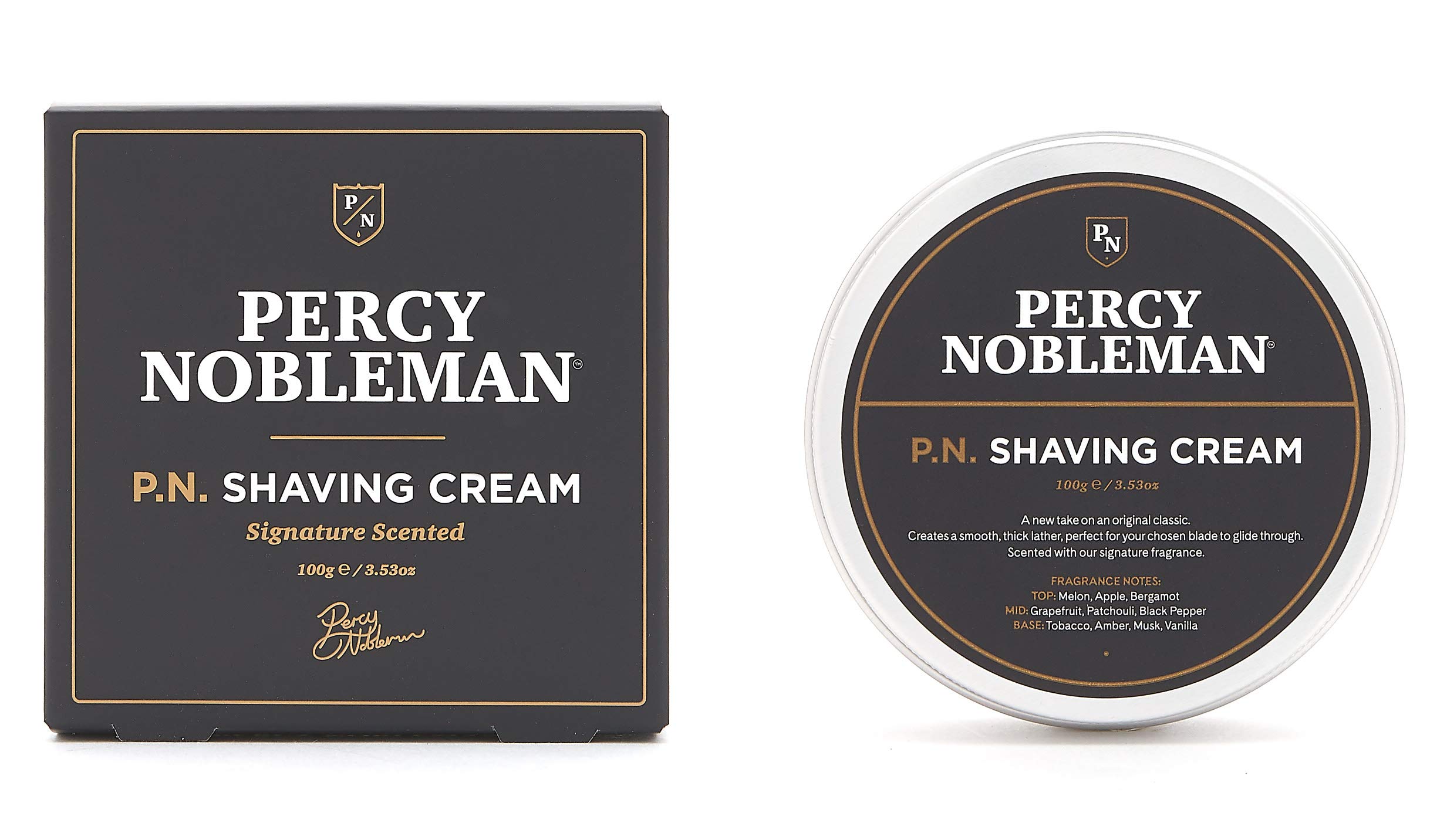 Shaving Cream By Percy Nobleman, Premium Quality Shave Cream 100g