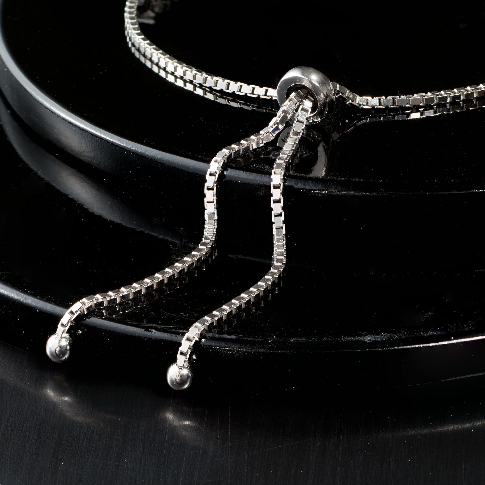 Ross-Simons 4.00 ct. t.w. CZ Bolo Bracelet in Sterling Silver