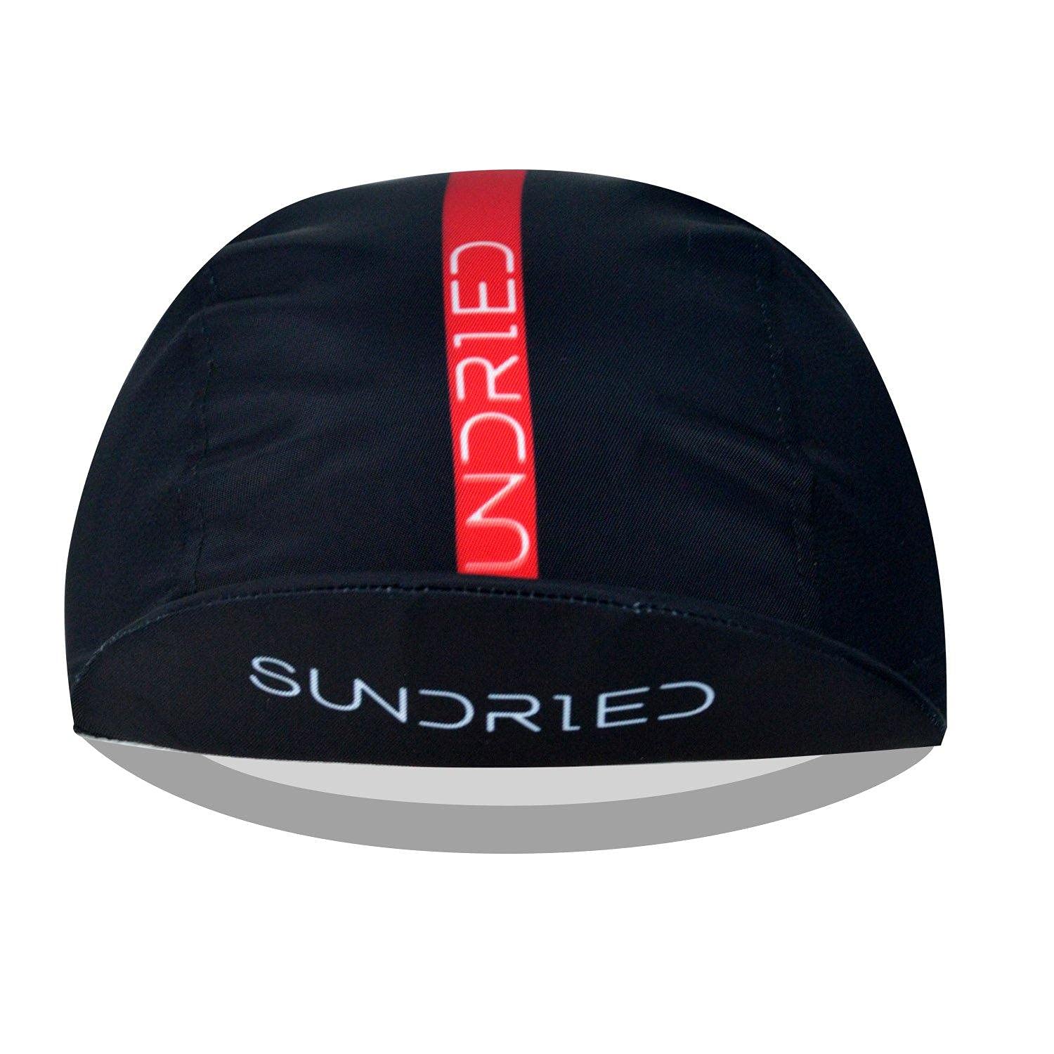 Sundried Cycling Under Helmet Skull Cap Cycling Hat Accessories Bicycle Cap (Black, OneSize)