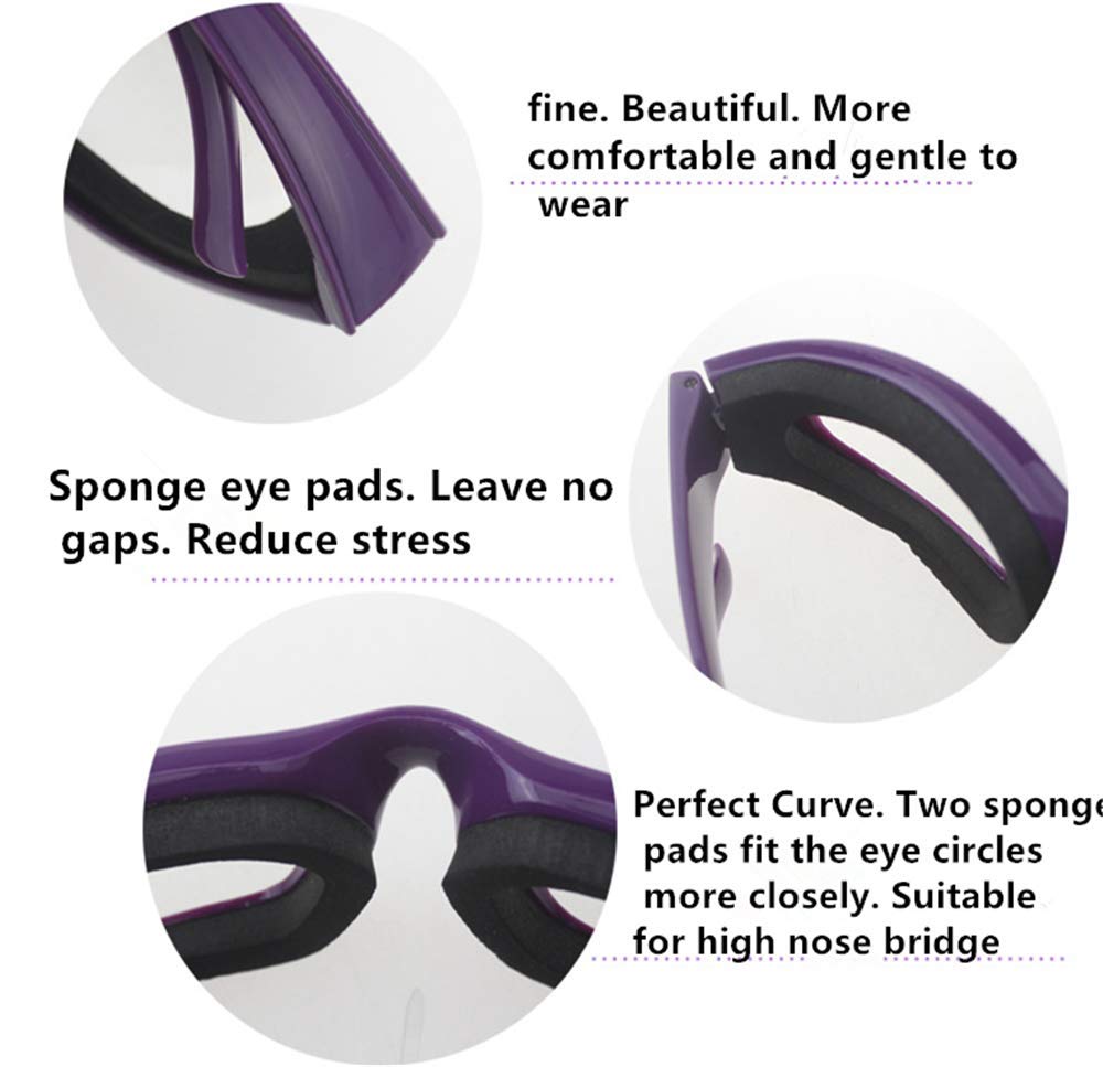shenghang Onion Goggles Tear Free Saftey Glasses for Kitchen。Anti-tear, Dustproof, Anti-fog, Windproof。 (Purple)