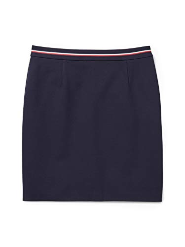 Tommy Hilfiger Women's Adaptive Ponte Pencil Skirt with Adjustable Waist, Masters Navy, 10