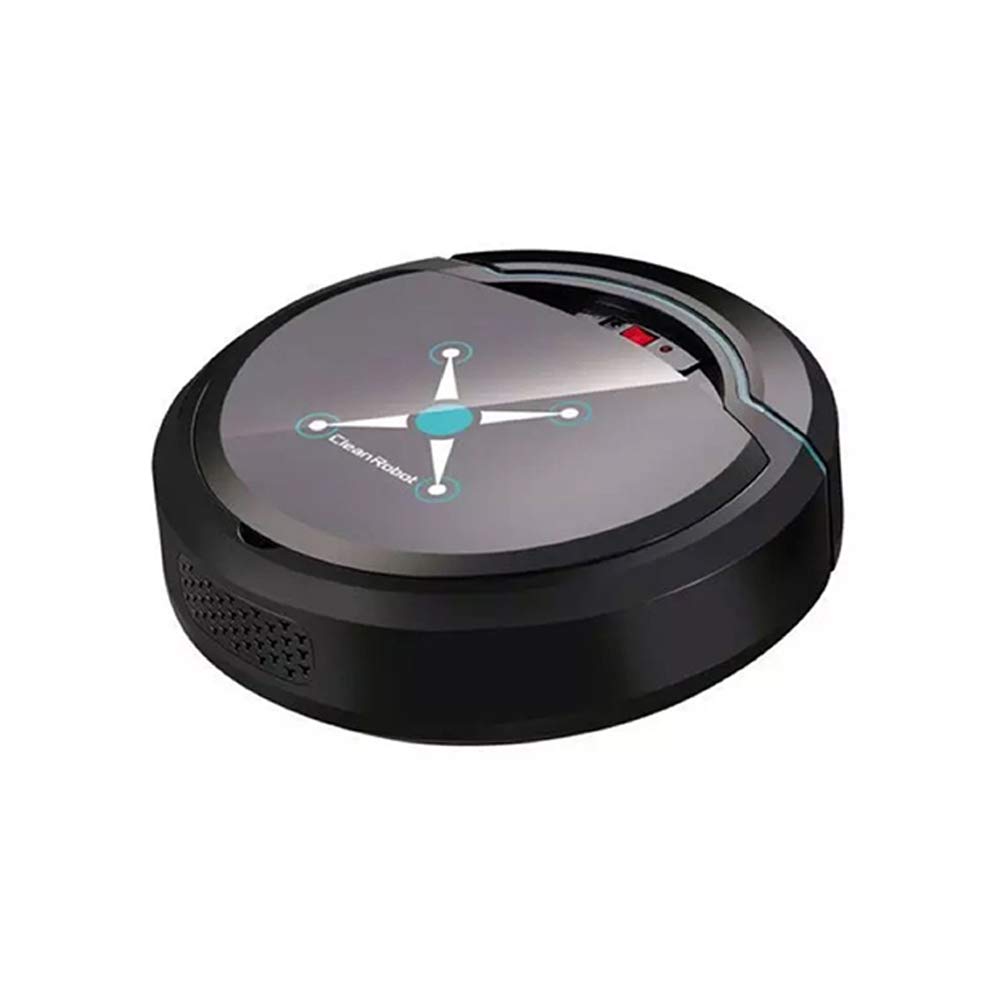 Shentesel Automatic Smart Robot Vacuum Cleaner Home Rechargeable Suction Dust Sweeper - Black