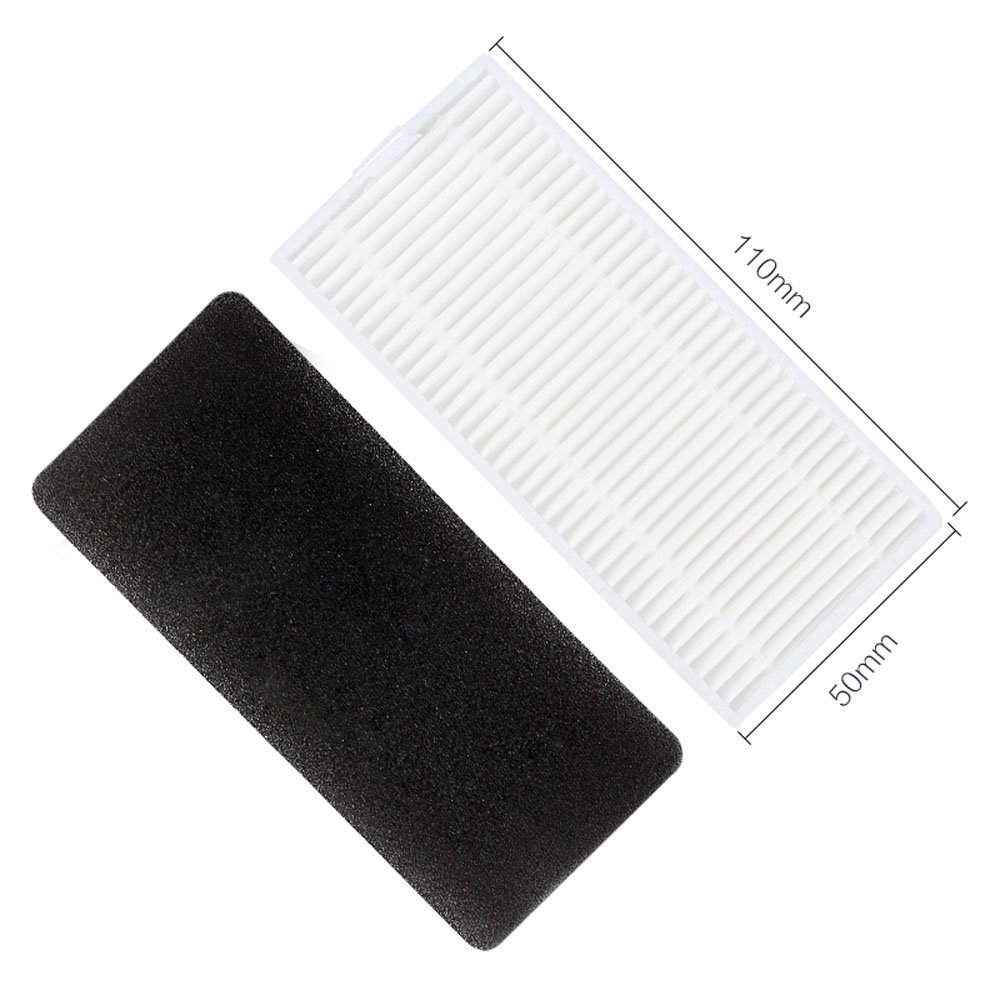 Replacement Parts for Ecovacs DEEBOT N79 N79S DN622 DN622.11 500 N79w N79se Robotic Vacuum Cleaner - Main Brush,Filter,Side Brush Accessory Kit