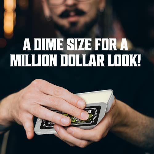 Viking Revolution Mustache Wax 2 Pack - Extreme Hold Beard & Moustache Wax for Men - Strong Hold Helps Train Tame & Style - Citrus & Sandalwood Scents- 0.5oz each