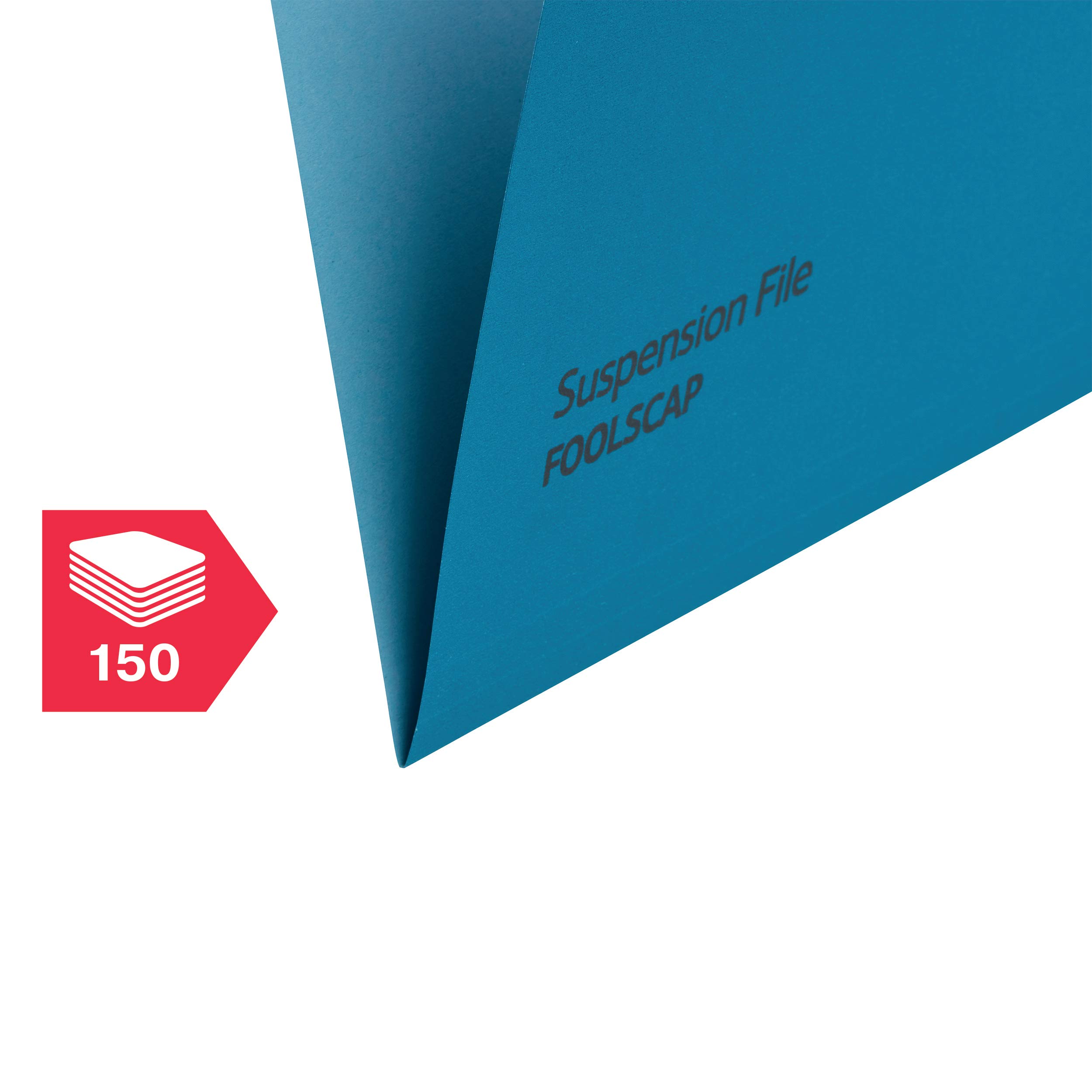 Rexel Crystalfile Classic Suspension File Complete Foolscap Red Pk 50 78141