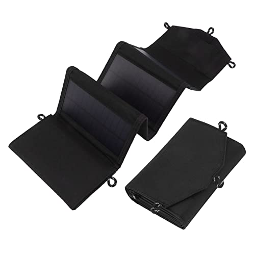 Solar Panel Folding Bag Charging Mobile Phone Dual Usb Camping Solar Folding Bag 20W Battery 5V Charger with Outdoor Camping Battery Charging Purse for Bagging Charger Power