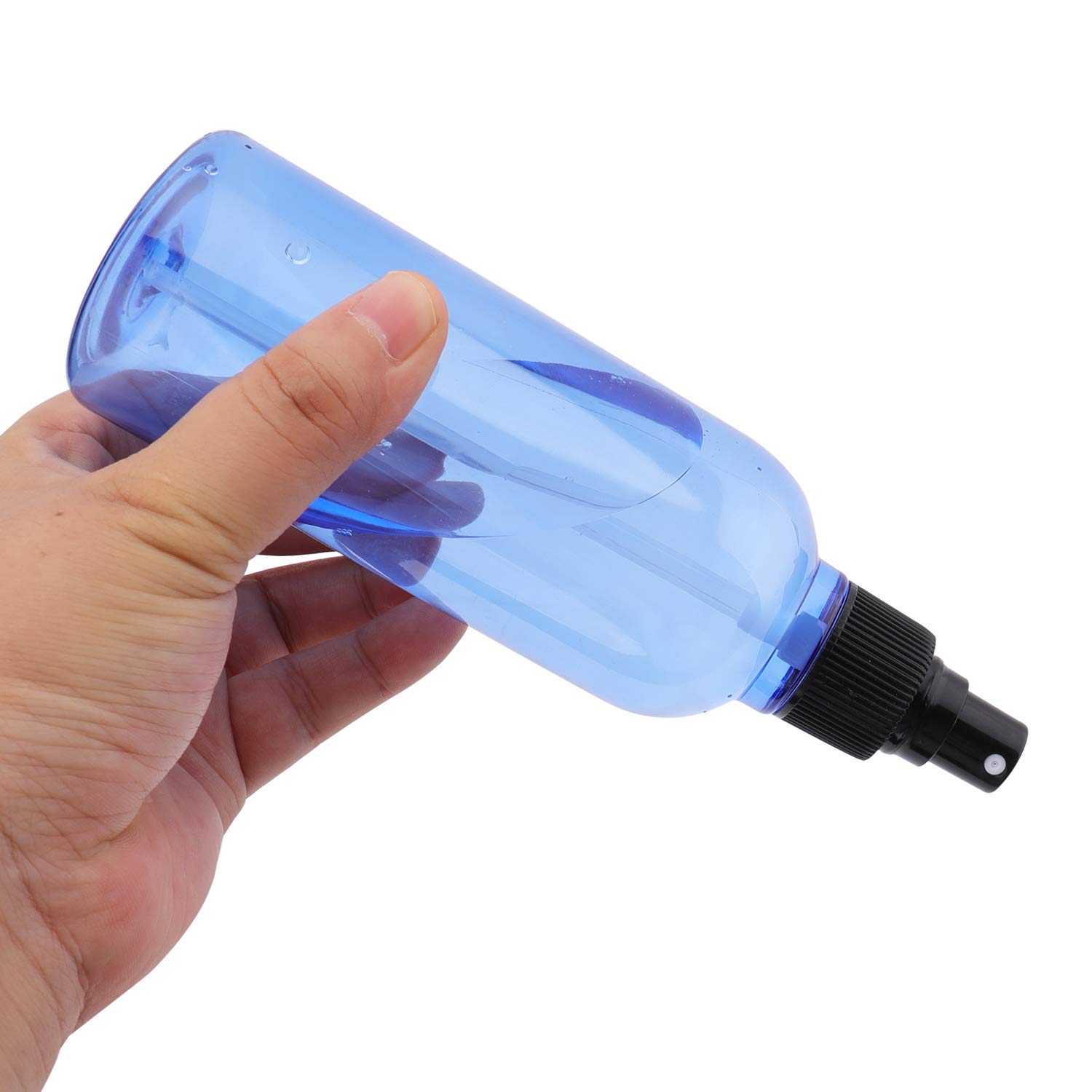 Tosnail 16 Pack 8 Ounce Plastic Spray Bottles Mist Spray Bottle with Black Fine Mist Sprayer for Beauty Care, Travel Use, Home Cleaning, DIY