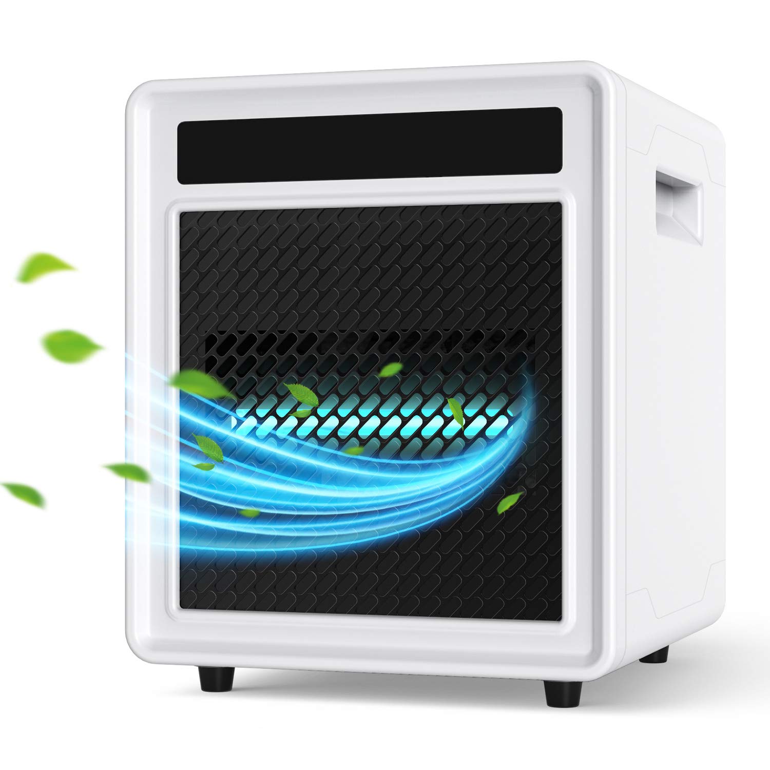 TRUSTECH Air Purifier UV-C Light sanitizer Air Cleaner for Home, Allergies, and Pets Dust Smoke and Mold Remove. Design for Home, Large Room,Bedroom,Office, 322sq.ft Large Coverage with 5 MPH Rate