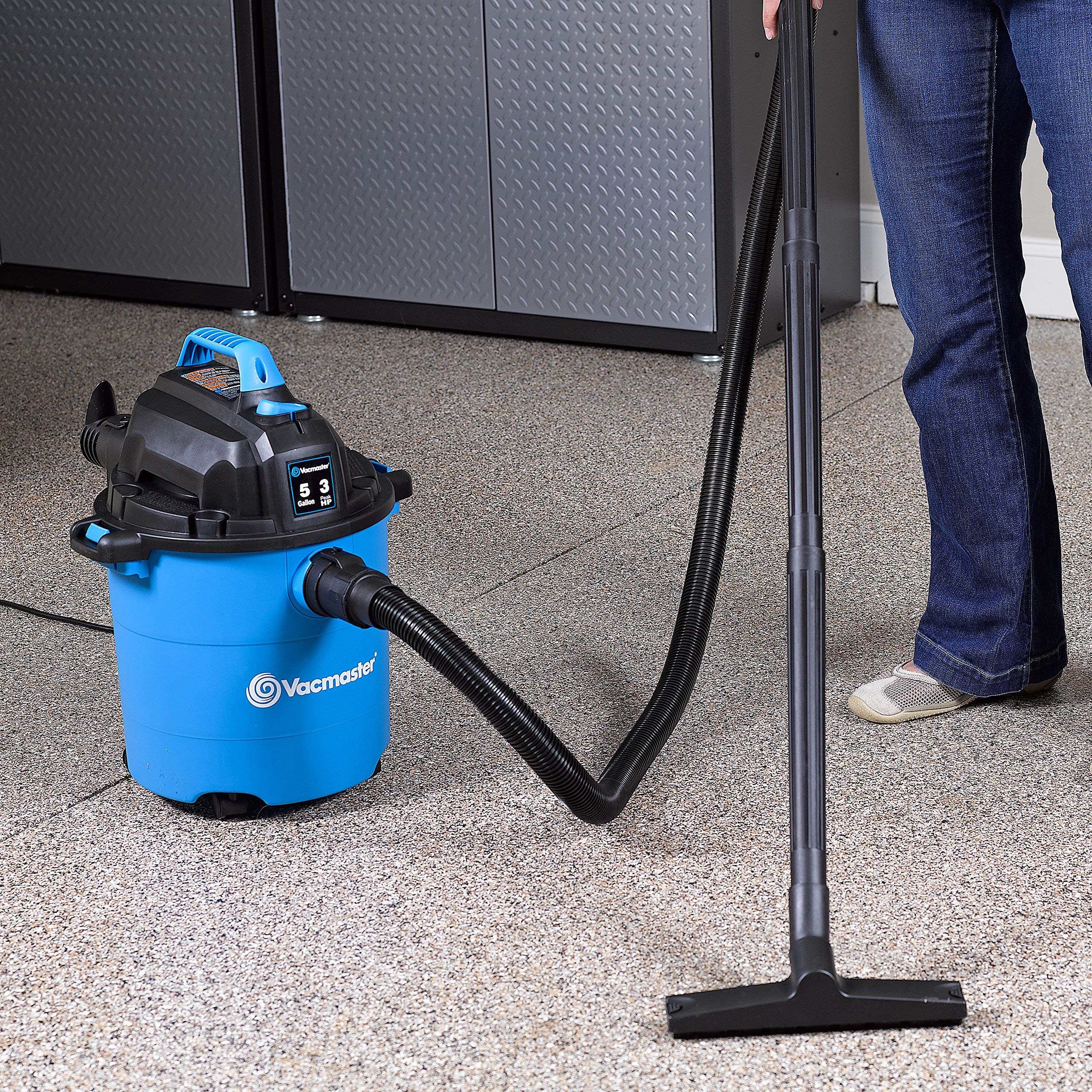 Vacmaster 5 Gallon, 3 Peak HP, Wet/Dry Vacuum, VJC507P (Renewed)