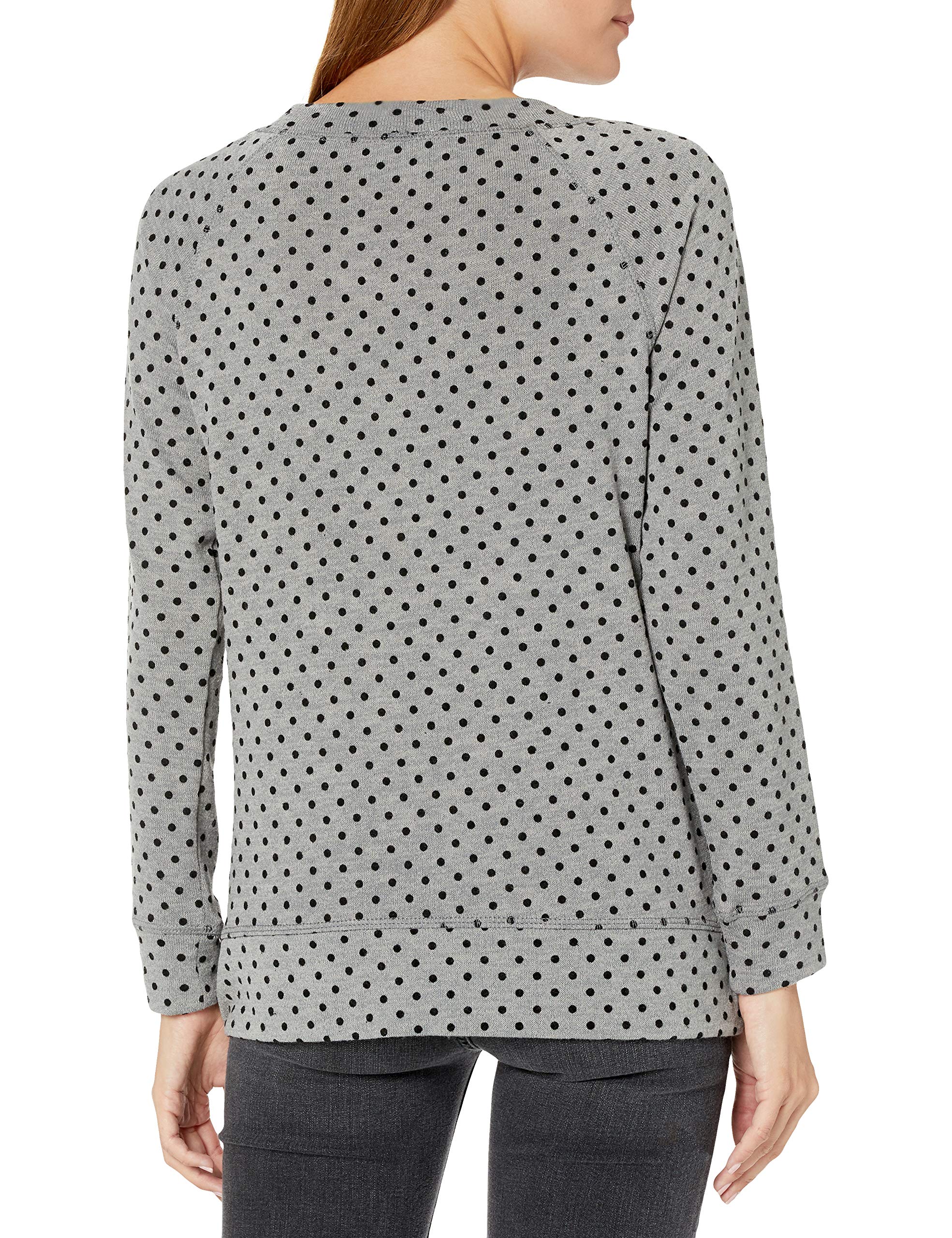 Tribal Women's L/S Raglan Boat Neck TOP-Grey Mix, L