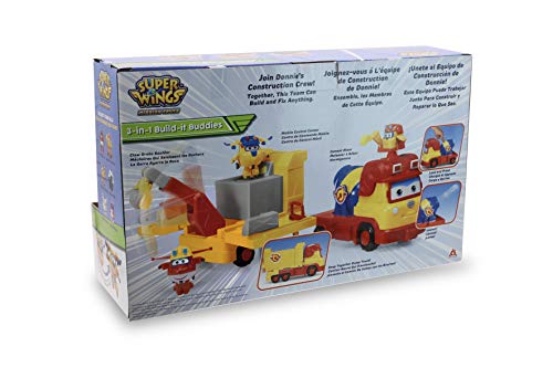 Super Wings - 3-in-1 Build It Buddies | Playset | Special Edition Build-It Donnie Toy Figure