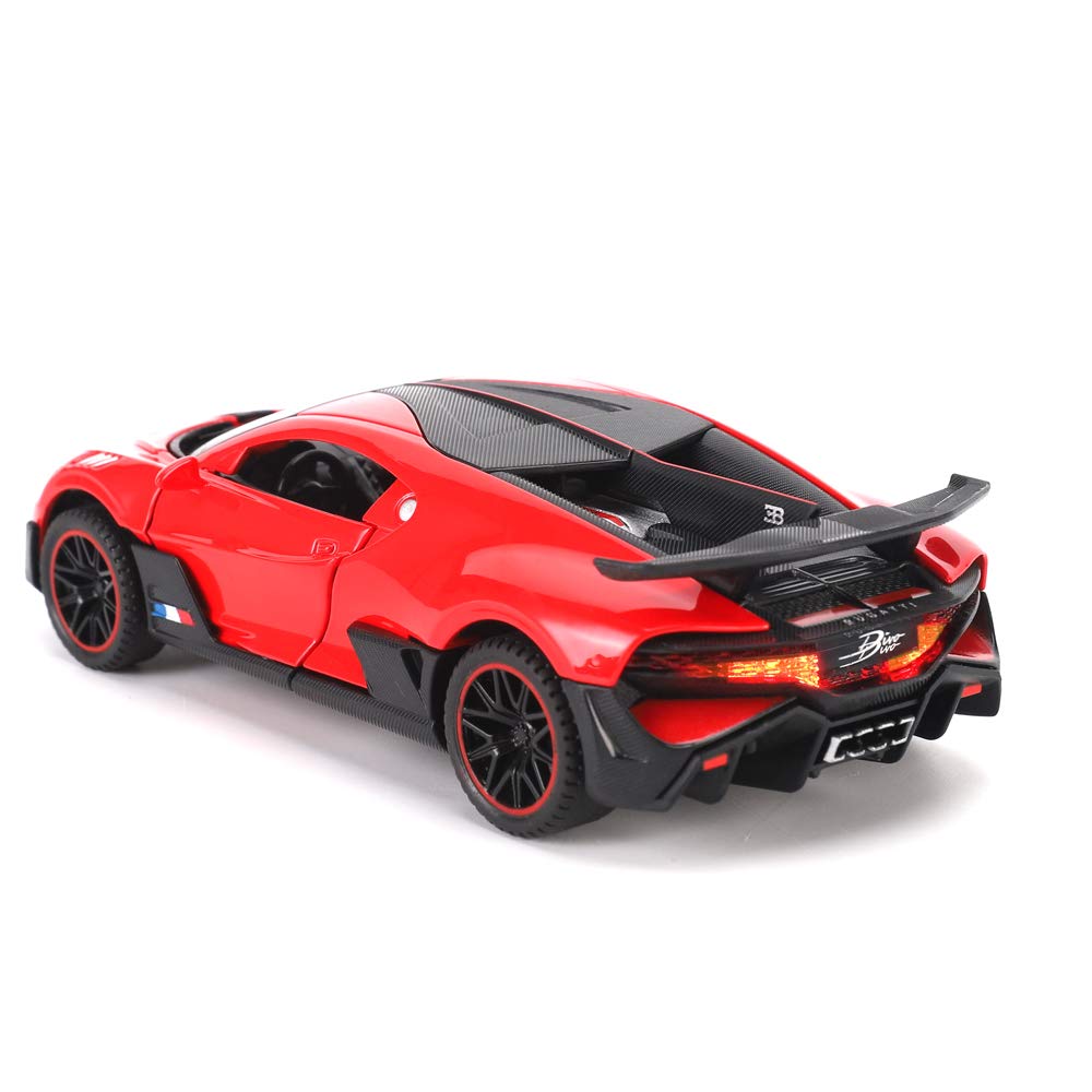 Toys car Bugatti Divo Alloy Model Car,1:32 Diecast Car Gifts for 3 to 12 Years Old