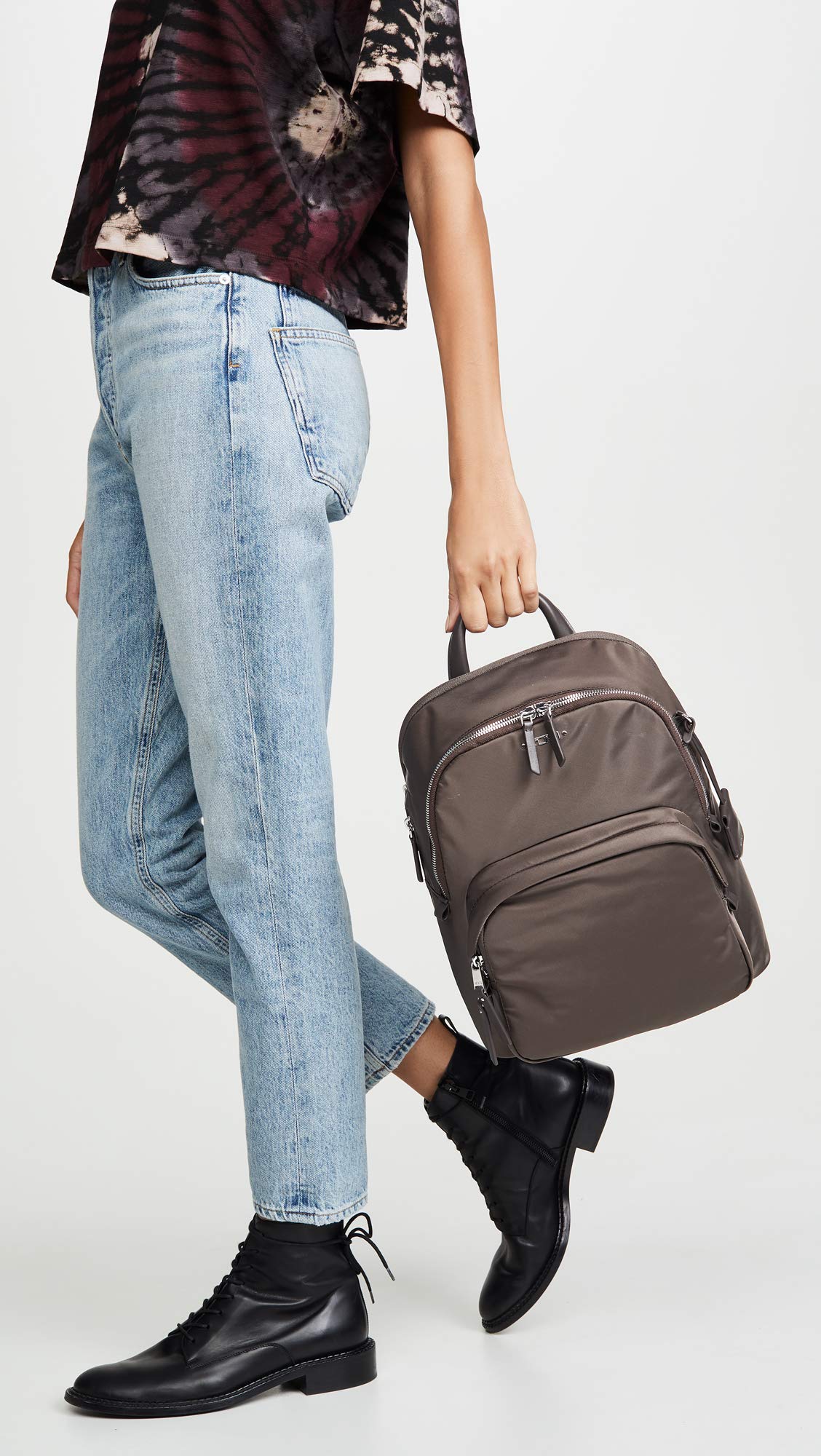 Tumi Women's Dori Backpack, Mink/Silver, One Size
