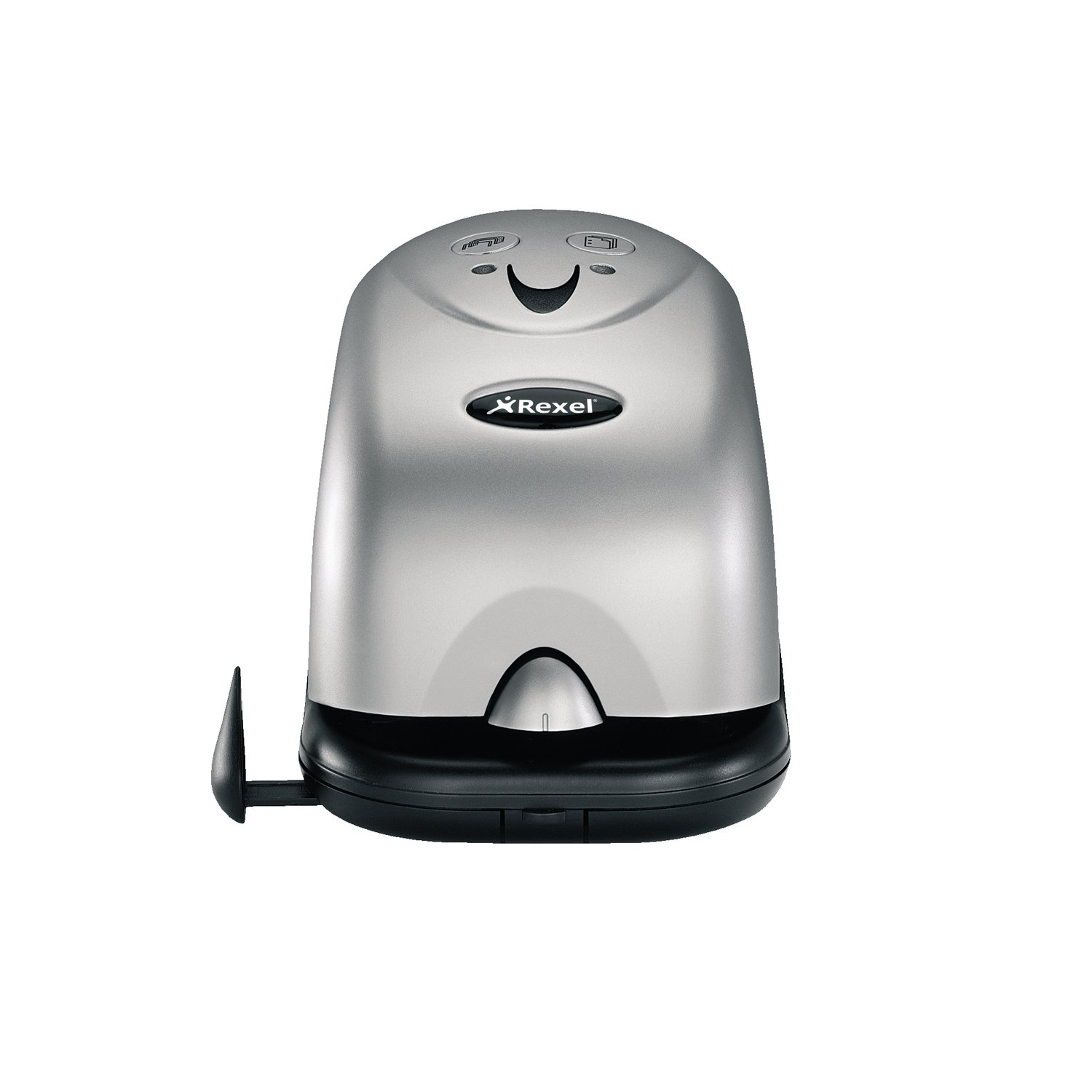 Rexel Polaris 1420 Electric Stapler and Hole Puncher 9mm Throat Depth Black/Silver (20 Sheet Capacity)
