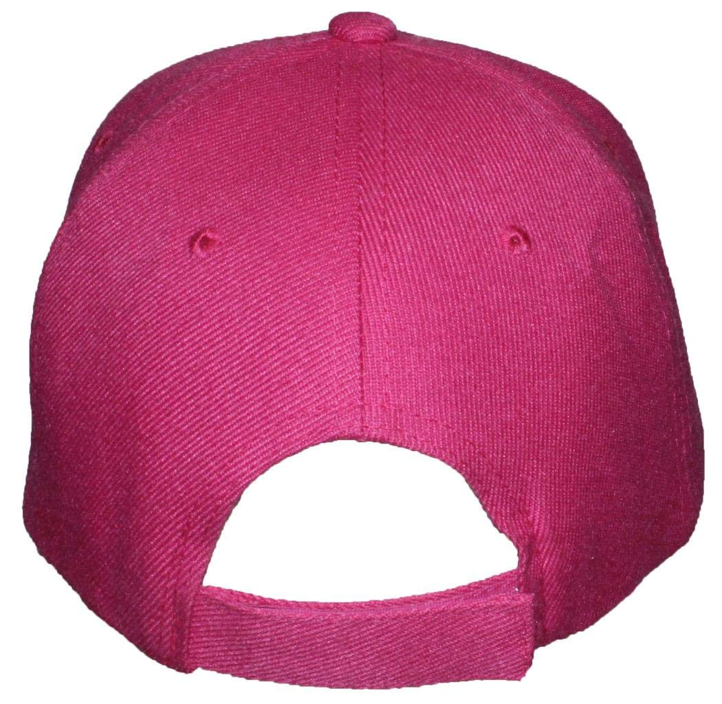 Tropic Hats Adult Embroidered Women for Trump Adjustable Ballcap - Dark Pink W/White Thread