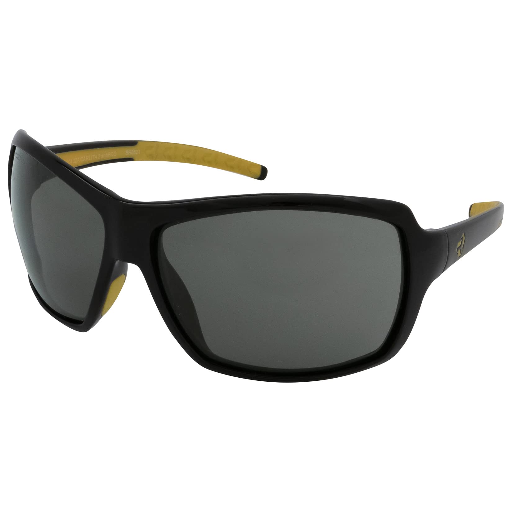 Ryders Carlita 2 AntiFog Sunglasses Wrap, Black, 63mm