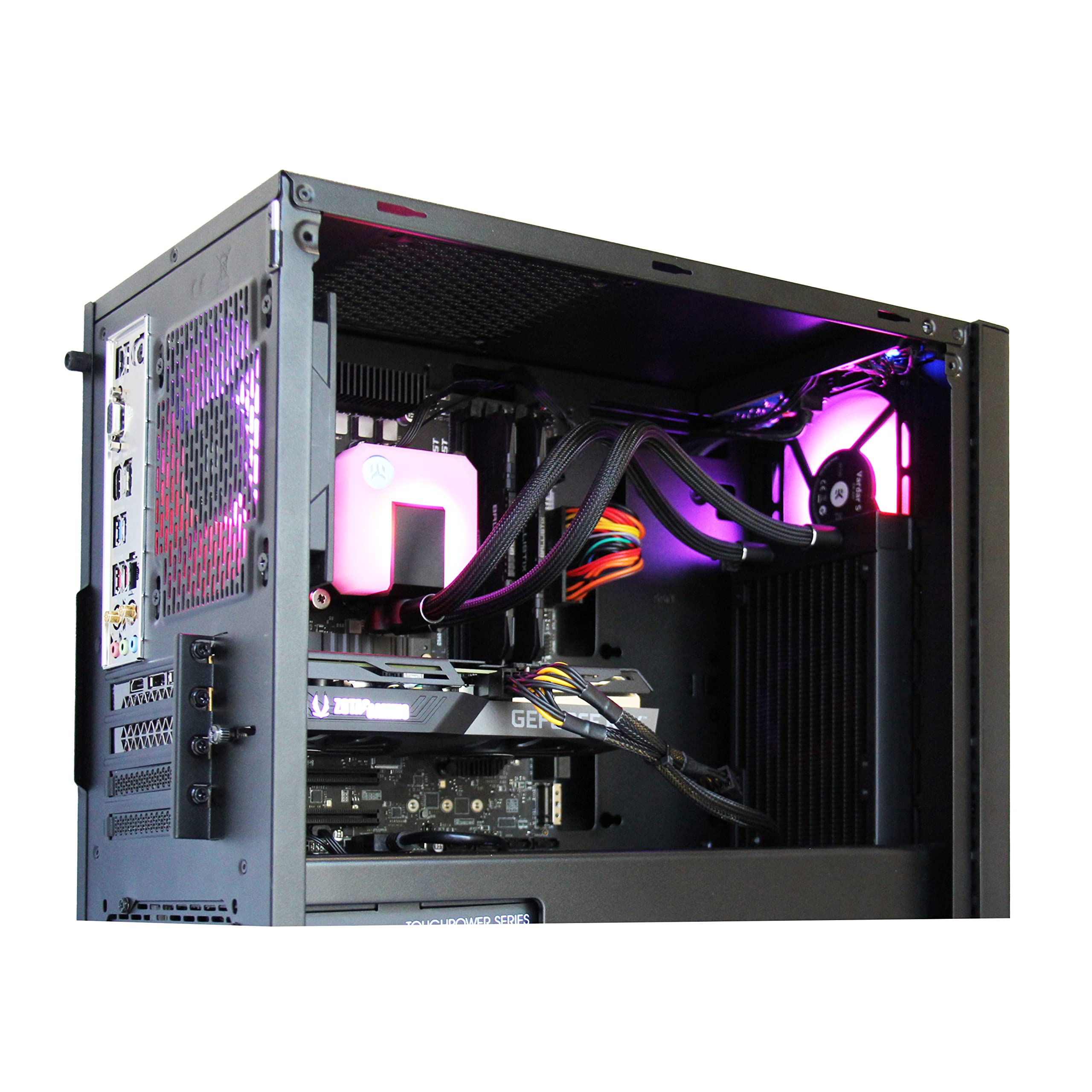 ZOTAC Gaming MEK Hero G1 I1736KFT Liquid Cooling Gaming PC Desktop Intel 11th Gen Core i7 11700KF, GeForce RTX 3060 Ti 8GB, 16GB 3200 MHz DDR4, 1TB M.2 NVMe SSD, RGB β- GH3060TI170KF01BL-U-W2B