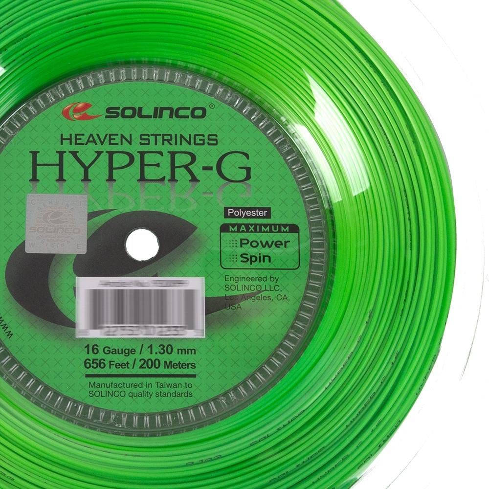 Solinco Hyper-G (16-1.30mm) Tennis String Reel (660ft/200m)