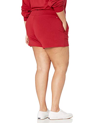 The Drop Women's Elaina Pull-On French Terry Sweatshort, Rio Red, L
