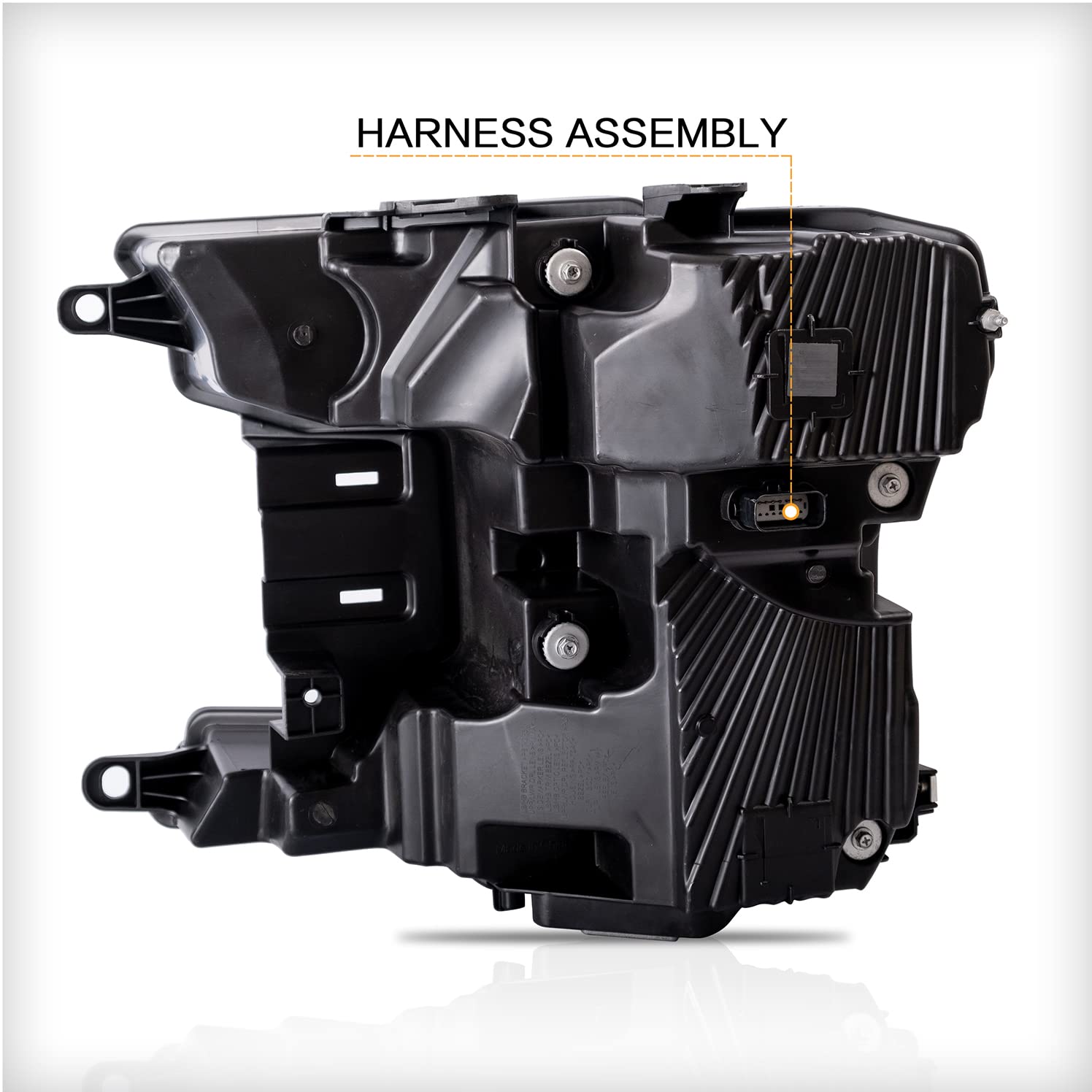 VLAND Headlights Assembly Fit for Ford F150 2018-2020, XL, XLT, Platinum, Lariat, Limited, SSV, King Ranch, Full LED Headlamp with DRL, Sequential Turn Signal, Plug-and-play, Black