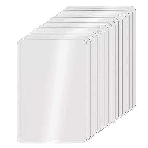 YEXPRESS 15 Pack Plastic Cutting Board Mats, Frosted Clear Flexible Kitchen Cutting Board, Plastic Placemats Table Mats, 17 x 11 Inches