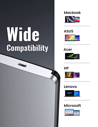 UGREEN USB C Hard Drive Enclosure for 2.5" SATA SSD HDD Aluminum USB C to SATA Adapter USB 3.1 Gen 2 Support UASP SATA III Compatible with MacBook Pro Air WD Seagate Toshiba Samsung Hitachi