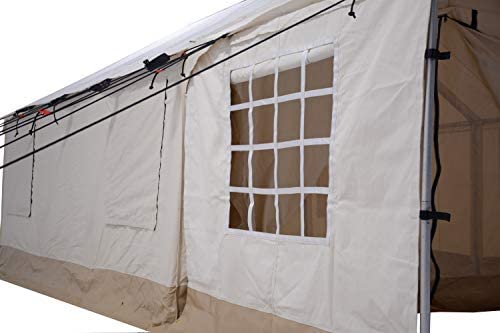 WHITEDUCK Alpha Wall Tent Porch for Hunting, Family Camping & Outdoor Activities (10'x12', Canvas)
