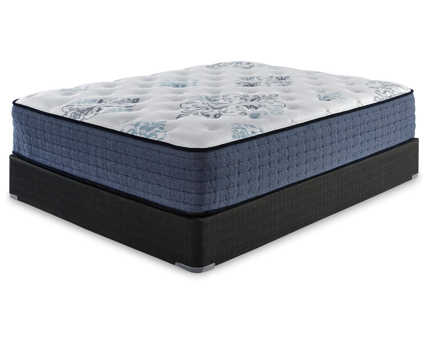 Signature Design by Ashley King Size Mt Dana 16 Inch Plush Eurotop Hybrid Mattress with Gel Memory Foam for Lumbar Support