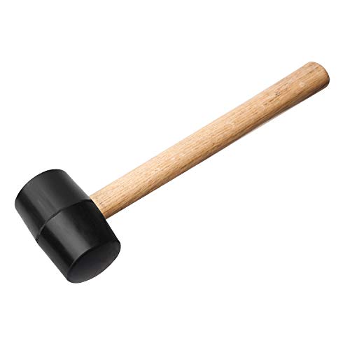 YiePhiot Coconut Opener Tools with Hammer, Super Safe & Easy to Open Young Coconuts Tool, Food Grade Stainless Steel Coconut Opener Set, Rubber Mallet with Handle