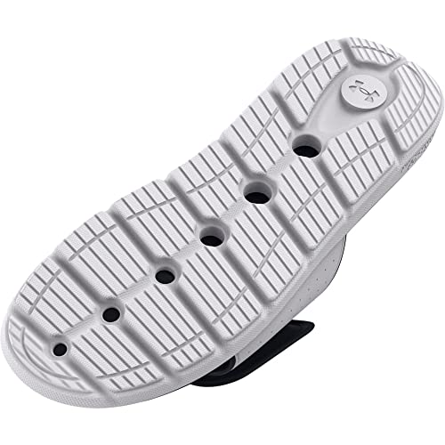 Under Armour Men's Ignite Pro Slide, (100) White/White/Black, 11, US