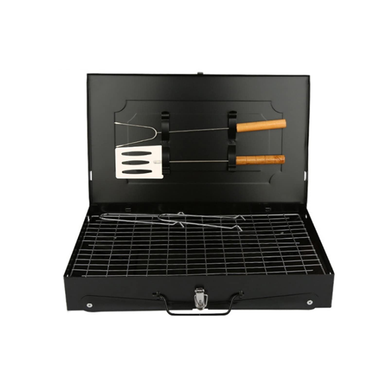 TAMYID Charcoal Grills, Outdoor Charcoal BBQ Grill, Portable Small Grills And Smokers Folding Tabletop Grills, For Camping Patio Backyard