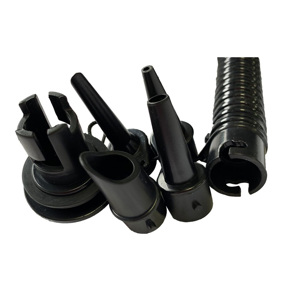 RAVE Sports 01083 High Speed Inflator/Deflator, 3.0 psi, 48 CFM 120 VAC, with Adaptors, black
